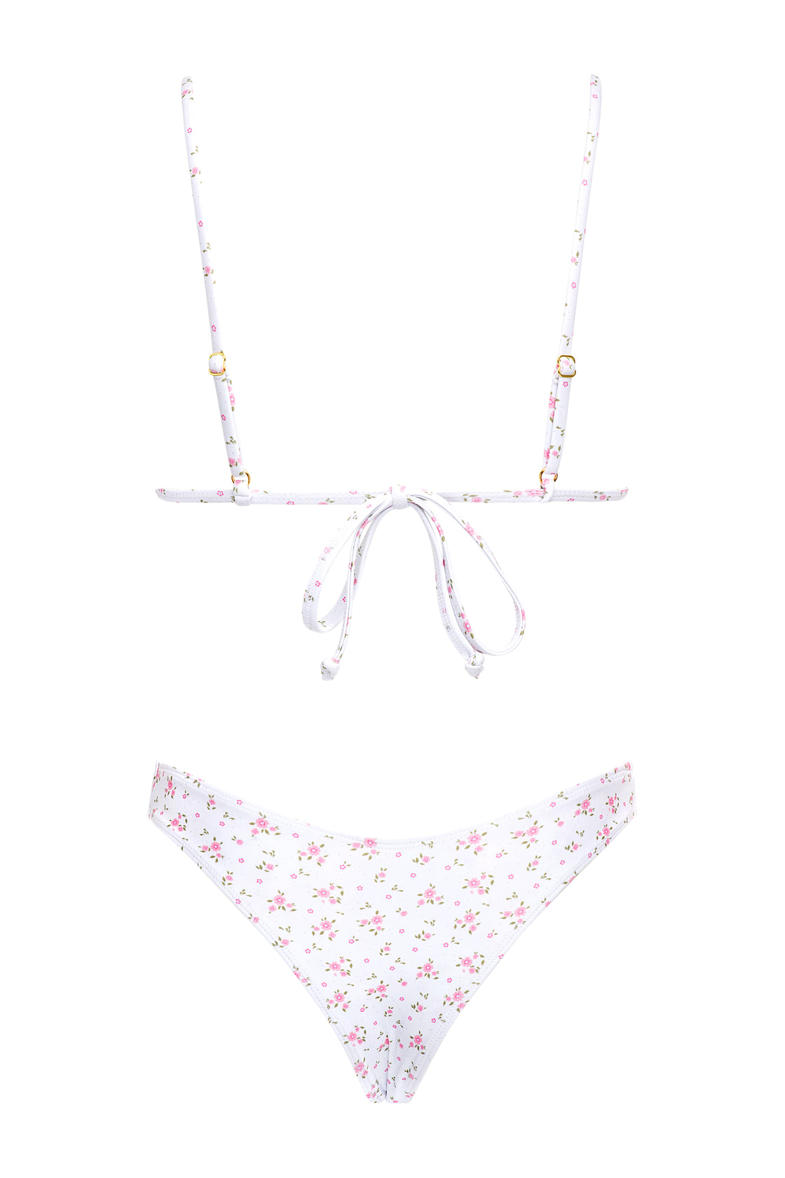 Piper II Moderate Coverage Bottom - White Floral – KOANA SWIM